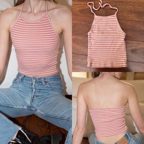 Brandy Melville | Tops | Brandy Melville Laura Halter Top | Poshmark